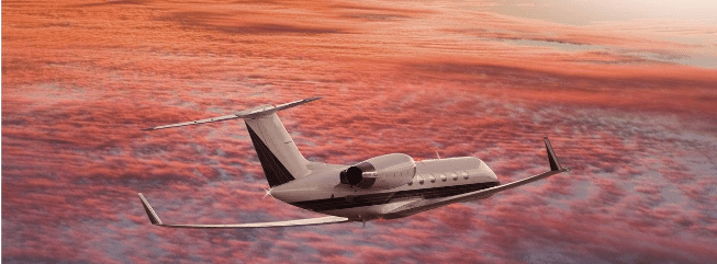 Why Is There A Range Map On A Private Jet?